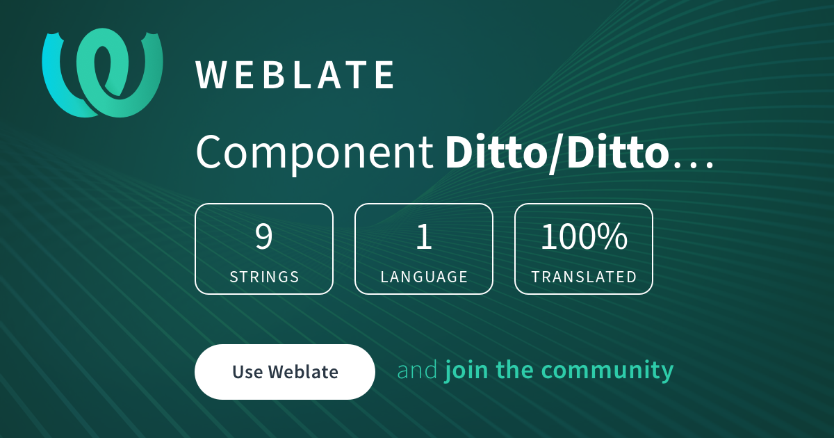 Ditto/Ditto Mobile App (Play Store) — English @ Element Translations