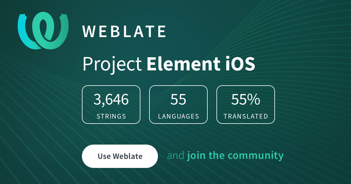 Element iOS @ Element Translations